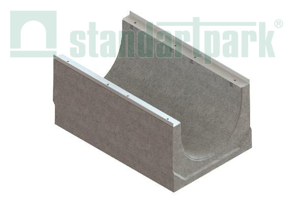 Лоток водоотводный бетонный BetoMax Basic ЛВ–50.64.76-Б-БН-У01 4969/01, класс С250, Стандартпарк ...