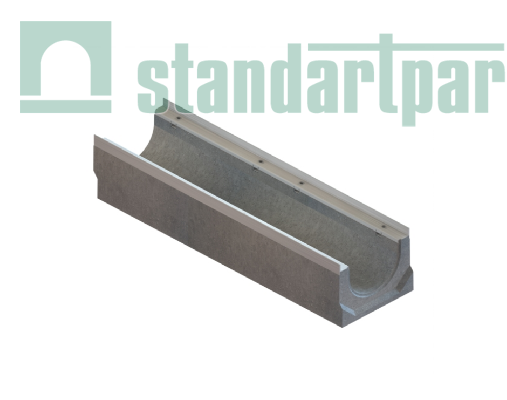 Лоток водоотводный бетонный BetoMax Drive ЛВ-30.36.39-Б-БН 4769-D, класс С250, Стандартпарк ...