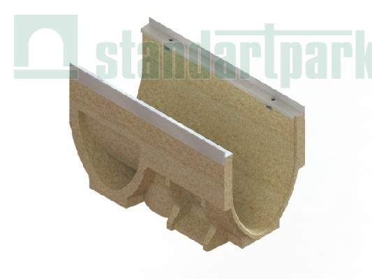 Лоток водоотводный полимербетонный CompoMax Drive ЛВ-V–20.26.41.50–ПВ-У03 75671.0509V/03, класс ...